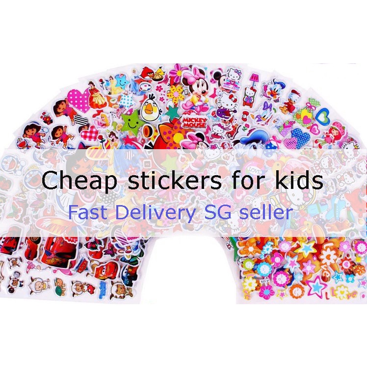 🧸MIN. ORDER 40 pcs🧸cartoon stickers mickey stickers goodie bag stickers ...