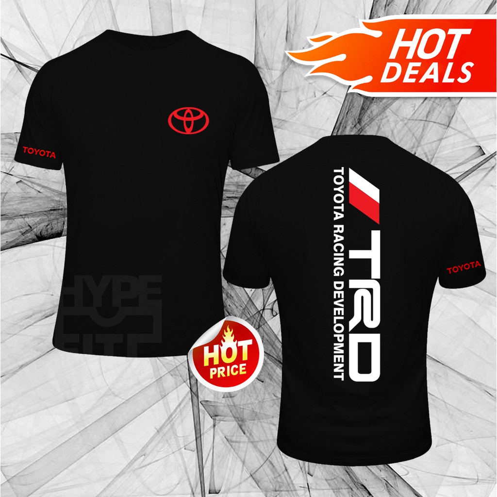 NEW Toyota TRD Racing Development Logo T-Shirt Black Gray White Red ...