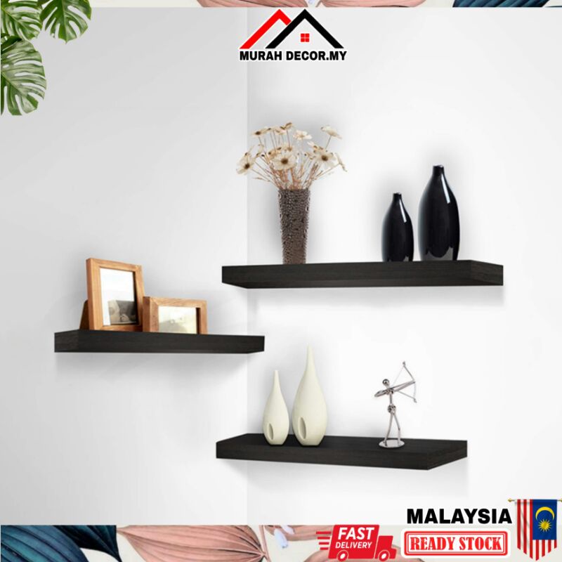 Rak Decor Dinding Floating Rack / Floating Shelves / Wall Shelves ...