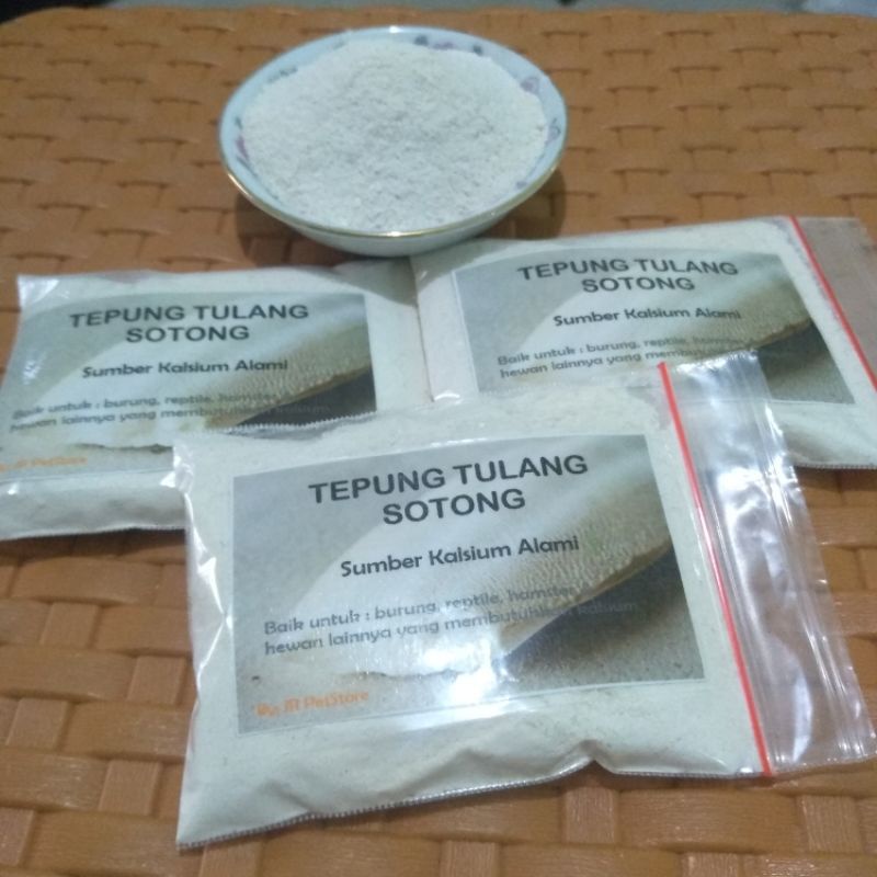 Pure Cuttlefish Bone Powder - 500gram Natural Calcium Source | Shopee ...