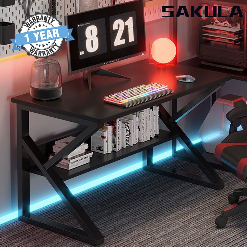 Sakula.id Study Desk/ Office Desk/ Computer Desk/ Work Desk/ gaming ...