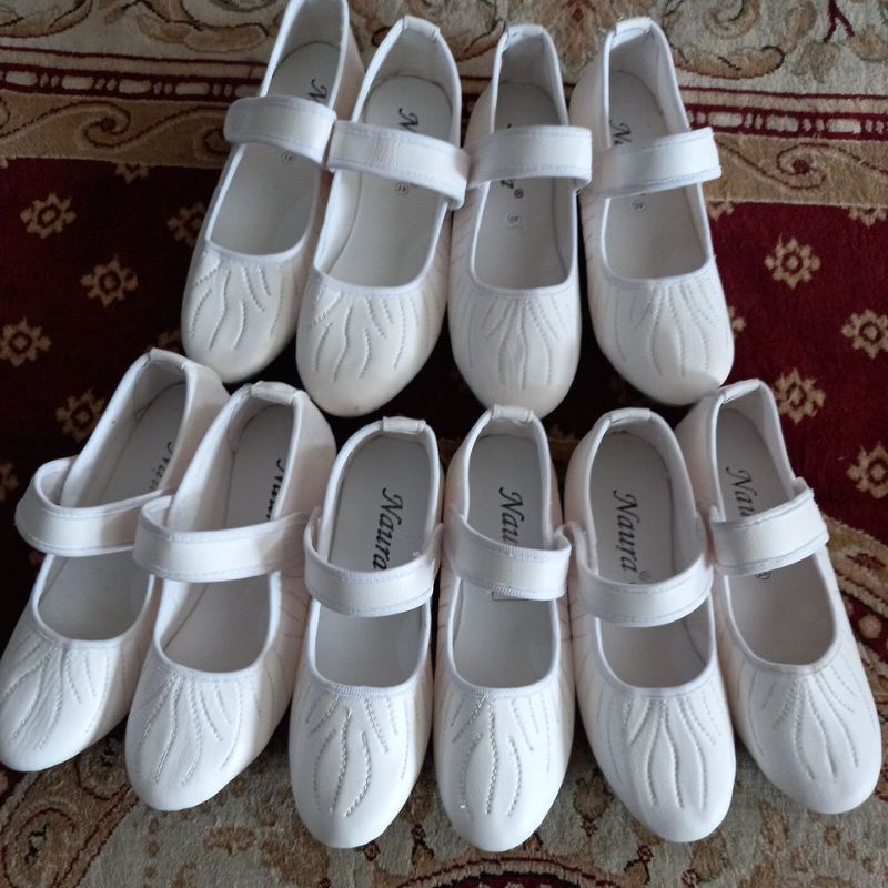 HAJJ AND UMROH WOMEN'S ROOT SHOES / WOMEN'S HAJJ SHOES / WHITE SHOES ...