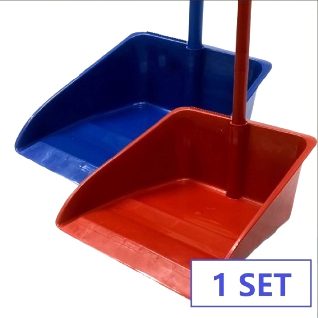Penyodok Sampah set / PVC Dustpan set with handle / kayu(66cm) | Shopee ...