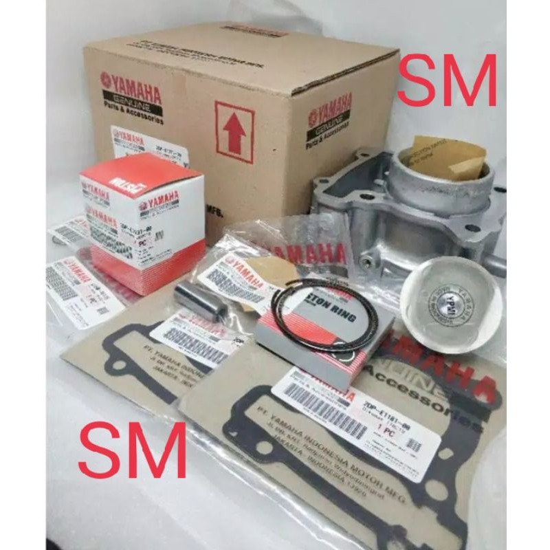 MESIN Set of BLOCK SEHER ENGINE PISTON KIT N MAX, AEROX 155 Original ...