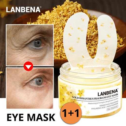 [1+1] LANBENA EYE MASK 50 PCS ♥ HYALURONIC ACID / RETINOL / VITAMIN C ...