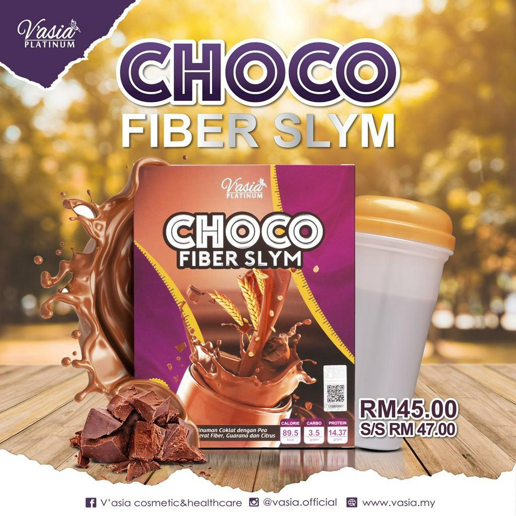 V'Asia CHOCO FIBER SLYM 10s X 20g & COFFEE FIBER SLYM 10s X 20g ...
