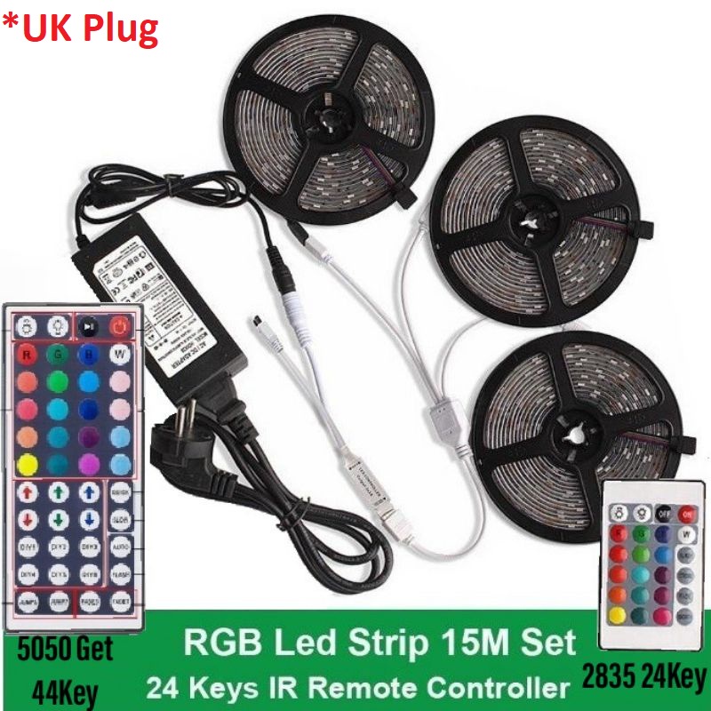 [SG STOCK] LED Strip light RGB Fairy light USB Power Plug With Remote ...