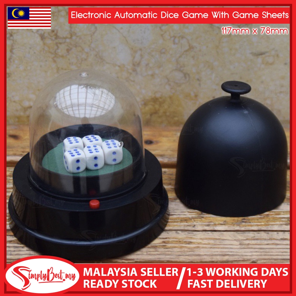 SIMPLYBEST Electronic Sic Bo Game Big and Small Dice Game Casino Dice ...