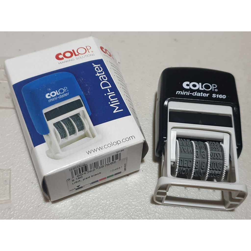 COLOP "PAID" / "RECEIVED" Stamp With Date Self Ink, Cop Getah Paid ...