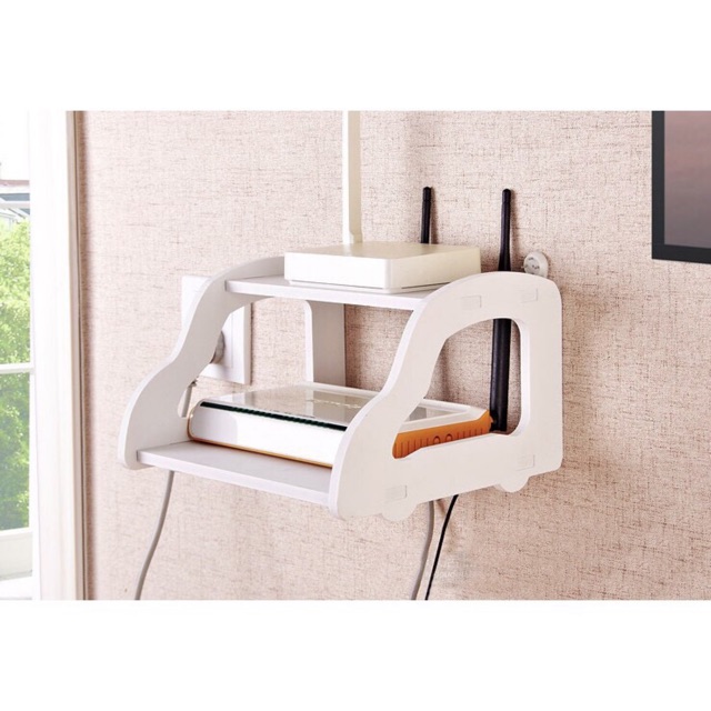 The wifi Routing Rack Can Be Attached To The Wall. No Need Drill The ...