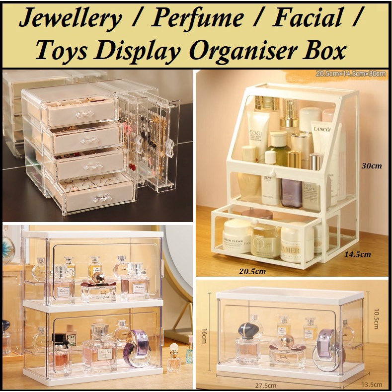 Jewellery Earring Accessories / Perfume / Facial Organizer Box Jewelry ...
