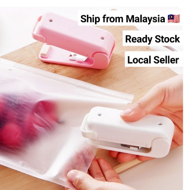 Mini Heat Sealer Mini Heat Sealing Machine (pink) | Shopee Singapore