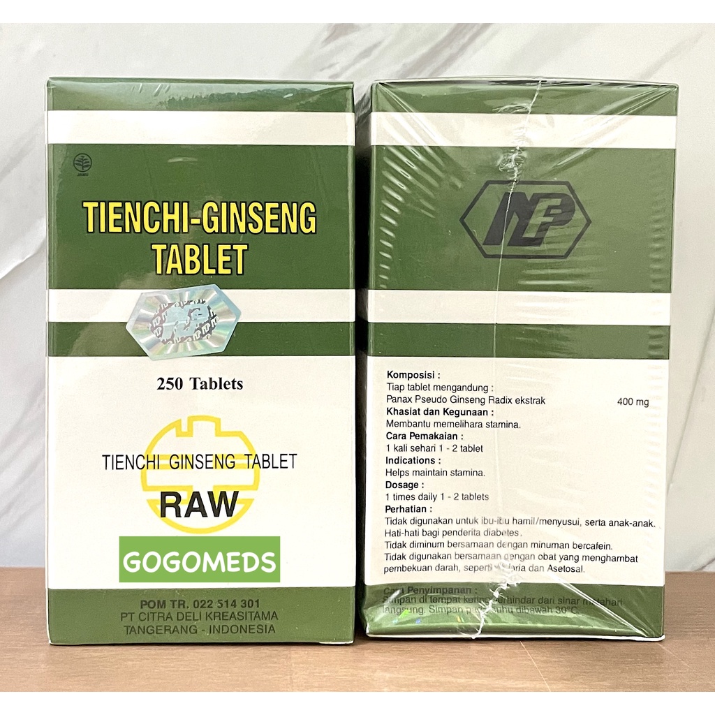 TIENCHI TABLETS RAW CONTAINS 250 TABLETS FOR BLOOD CIRCULATION | Shopee ...