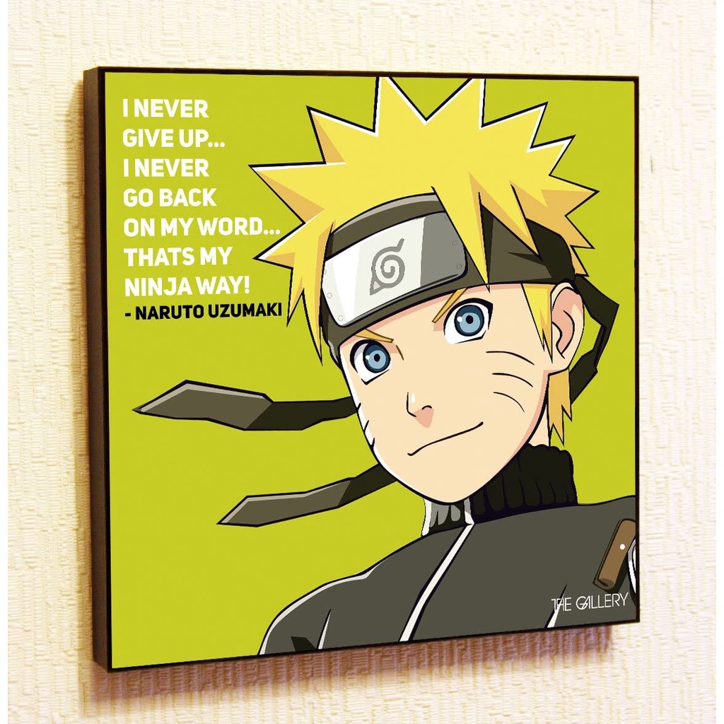 Naruto Uzumaki Anime Motivational Quotes Wall Decals Pop Art Gifts ...
