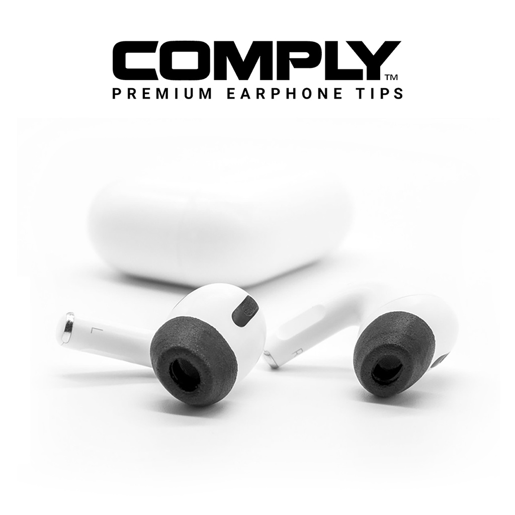 Comply Foam Tips Compatible with Apple AirPods Pro Gen 1 & 2 Earbuds (M ...