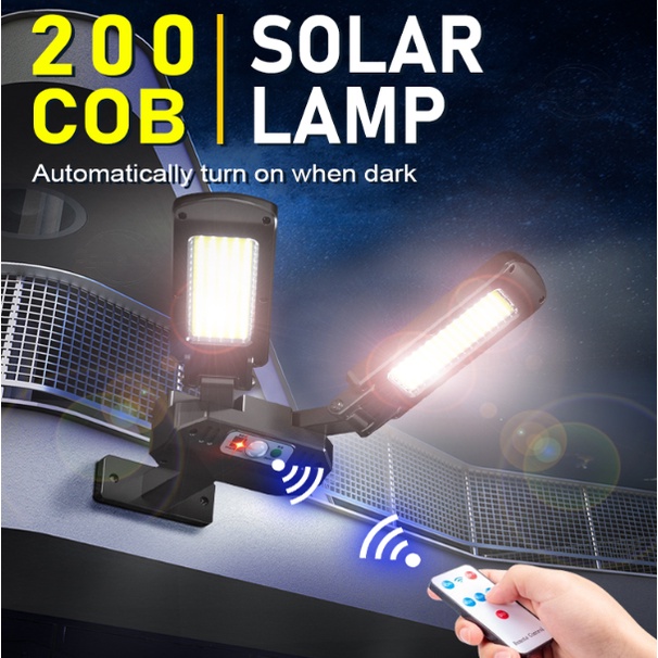 Auto On/Off Solar Street Light Outdoor Lighting Radar PIR Motion Sensor ...