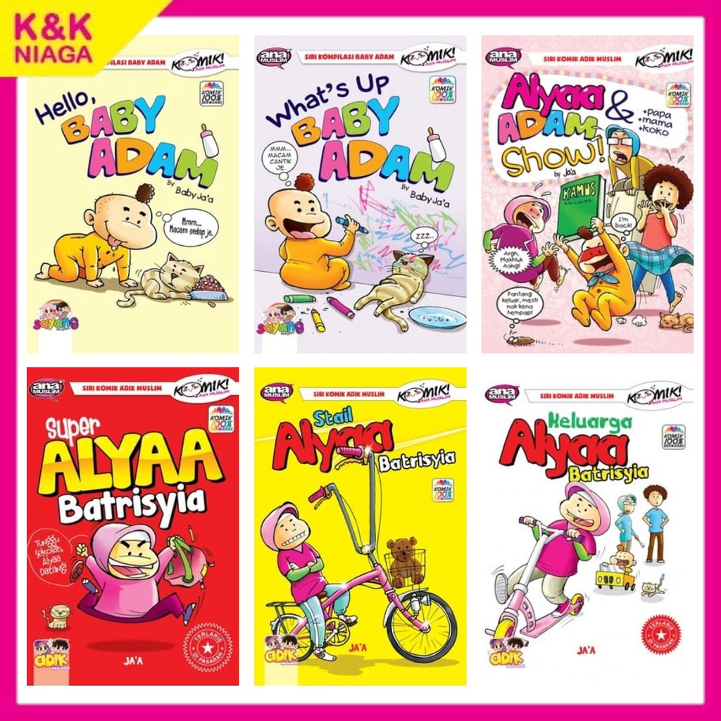 Ana Muslim Comic Series Compilation Baby Adam & Alyaa Batrisyia l Ana ...