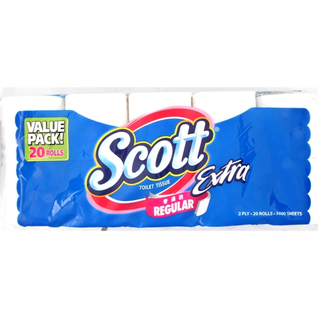Scott Toilet Roll x20 value pack | Shopee Singapore