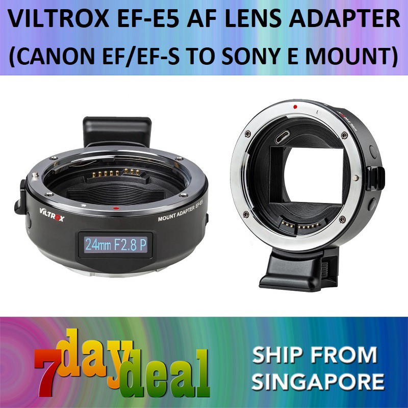 Viltrox EF-E5 Auto Focus Lens Mount Adapter | Shopee Singapore