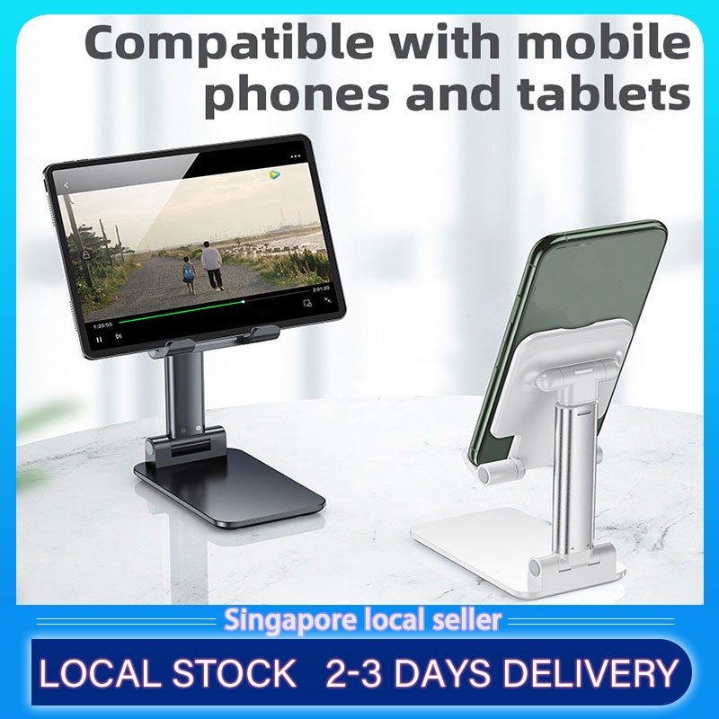 Desktop Mobile Phone Holder Stand Tablet Foldable Table Cell Phone Desk ...
