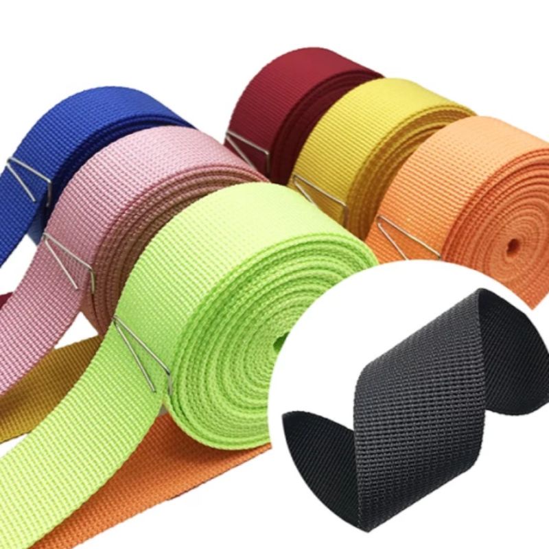 Nylon Webbing 3.8cm backpack strap, embossed dotted pattern bead ...