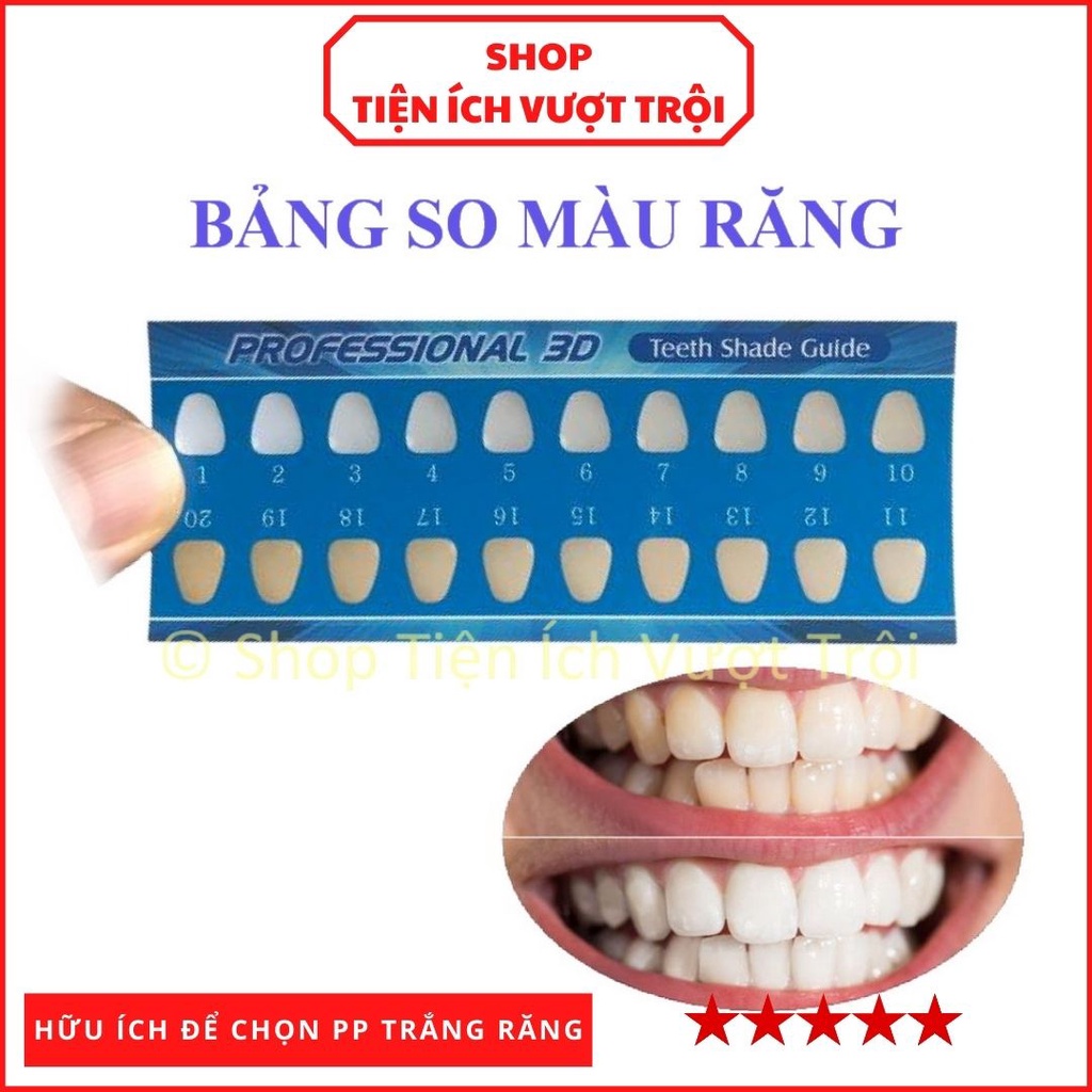 Teeth color comparison pads, teeth stain level comparison boards, teeth ...