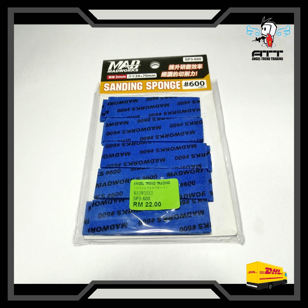 MADWORKS SANDING SPONGE 600 SP3-600 (Gunpla Gundam Paint Model Kit ...
