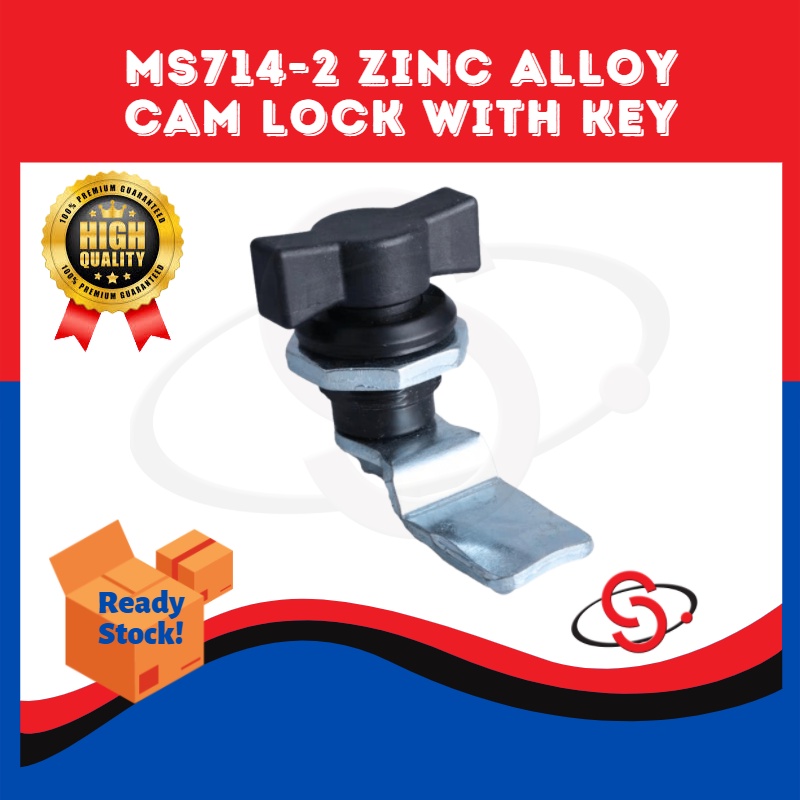 SCM MS714-2 Zinc Alloy Cam Lock with Key Door Lock Enclosure Server ...