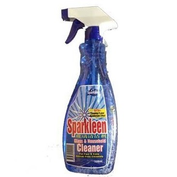 Glass & Household Cleaner 500ml Twin Pack - Remove Grease [SPARKLEEN ...