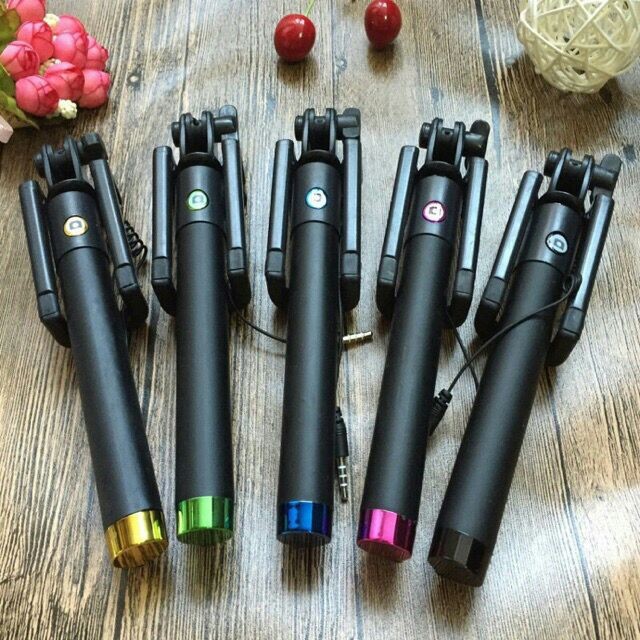Portable Monopod Mini Foldable Selfie Stick With Button Control Just ...