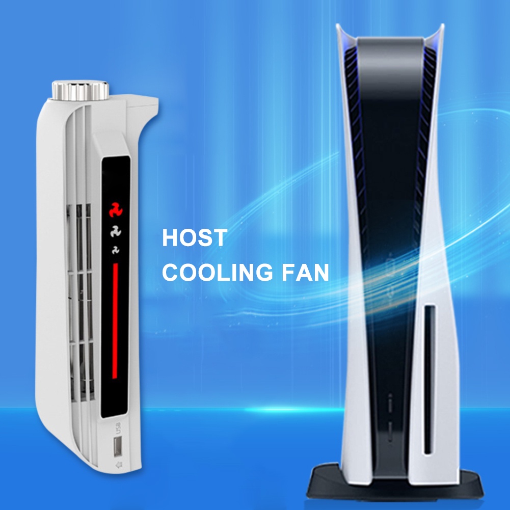 PS5 Console Cooler Three-speed Adjustable Wind With Extended USB ...