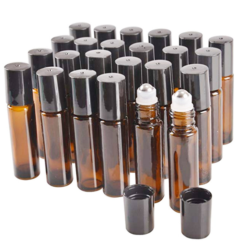 10 ML Thick Brown Amber Glass Young Living/doTERRA/Plant Therapy/ Empty ...