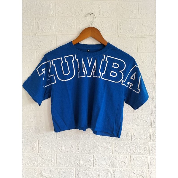 Zumba Crop Top Silver Screen Printing | Crop Zumba | Zumba T-shirt | 9 ...