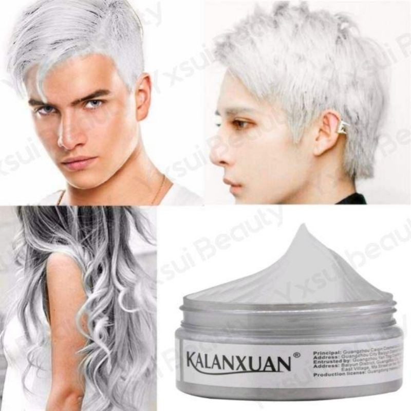 Kalanxuan Pomade Colour Temporary Hair Wax Colour Shopee Singapore