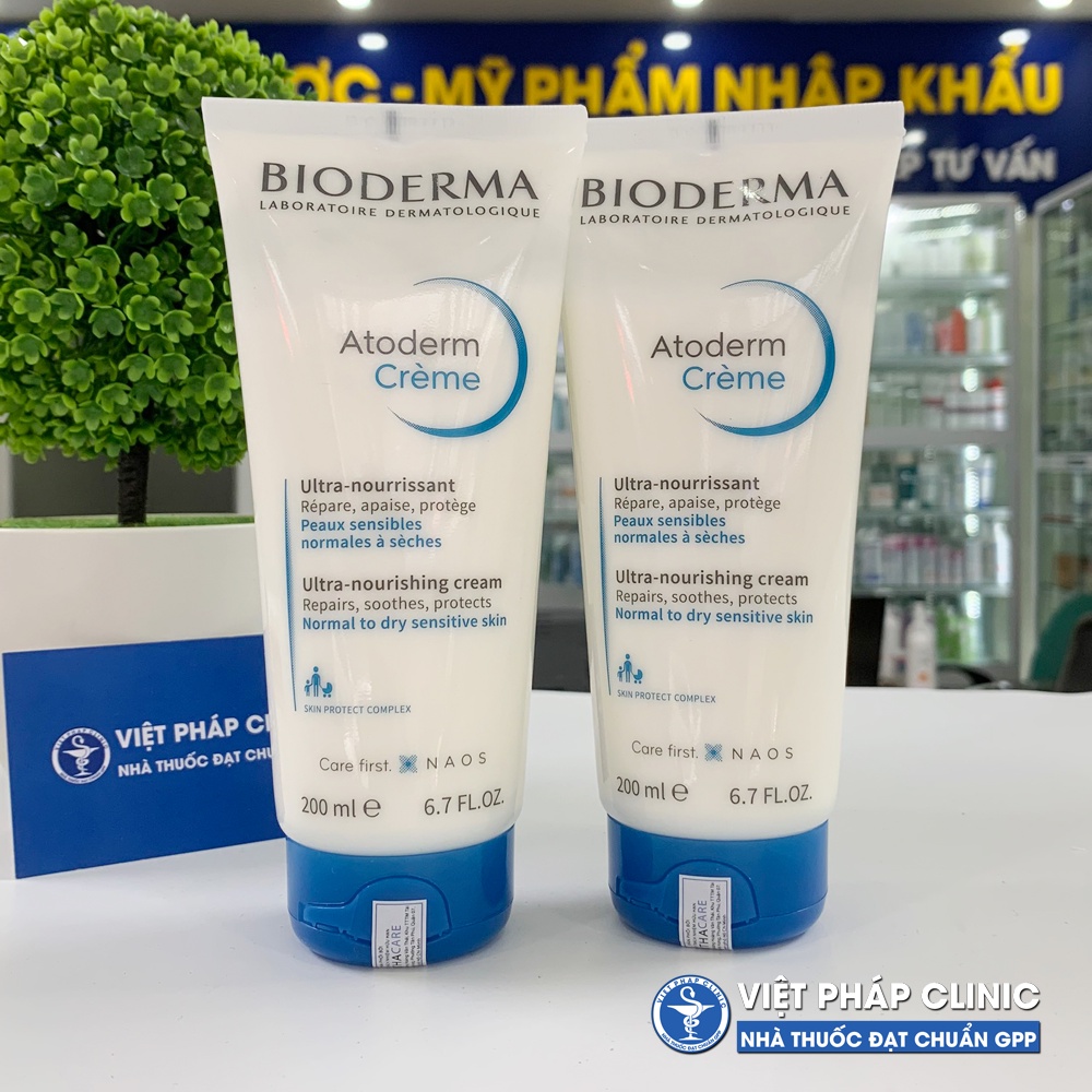 Bioderma Atoderm Crème Face and Body Moisturizer 200ml | Shopee Singapore