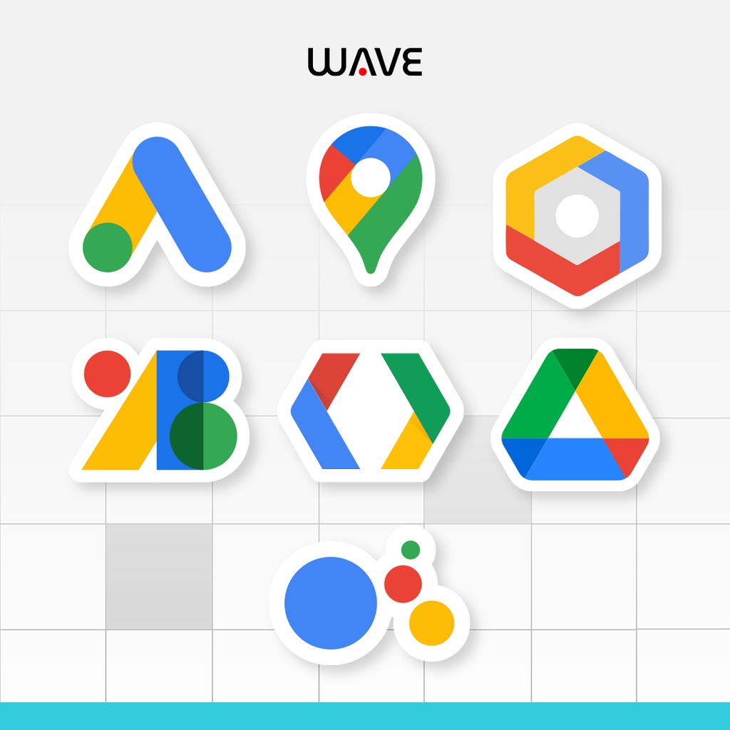 Cutting Sticker Vinyl IT Google Ecosystem Waterproof - Google Ads ...