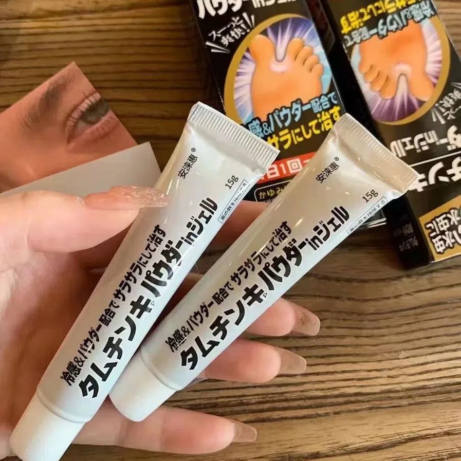 Japanese anti-itching athlete's foot cream antibacterial moisturizing mild to blister peeling ...
