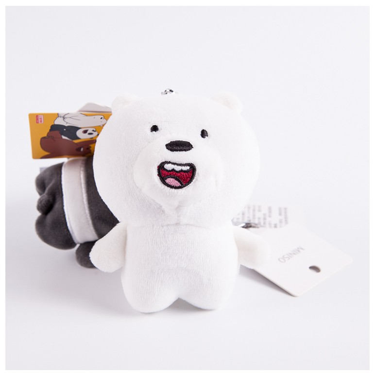 We Bare Bears Mini 4Inch Standing Plush Soft Kids Hug Stuffed Toys Doll ...