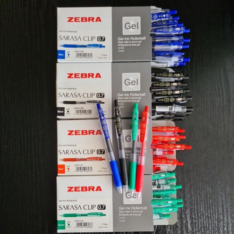 [SG]0.7 Zebra SARASA Pen 12pc(Original)New stock | Shopee Singapore