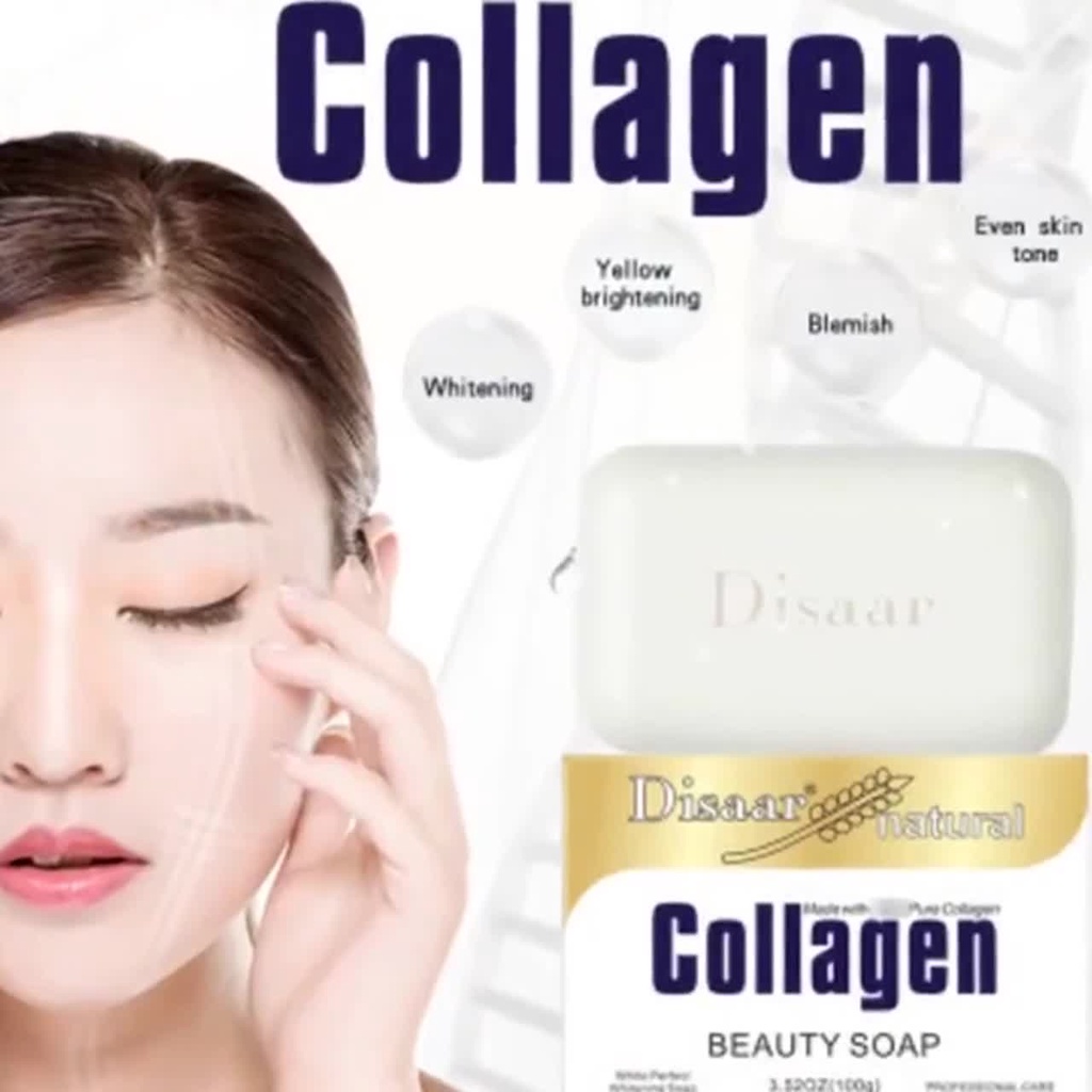 DISAAR COLLAGEN WHITENING ANTI-SPOT SOAP BAR (100G) | Shopee Singapore