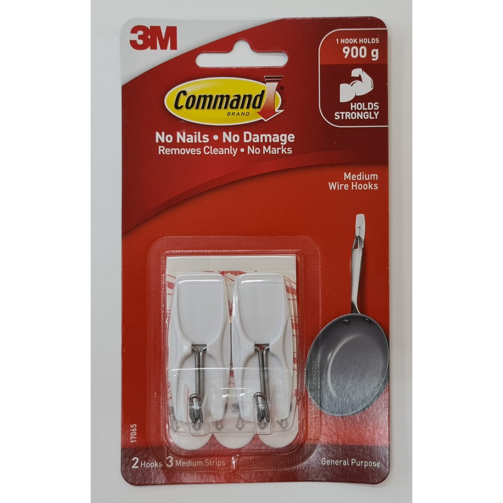 3M Command Medium Wire Hook - 17065 | Shopee Singapore