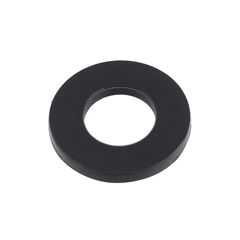 580PCS Black Nylon Flat Washer Assortment Kit M2 M2.5 M3 M4 M5 M6 M8 M10 M12 Plastic Plain ...