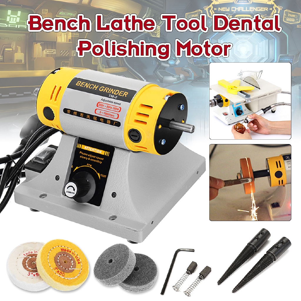350W 220V Multi-purpose Mini Benchs Grinder Polishing Machine Kit For ...