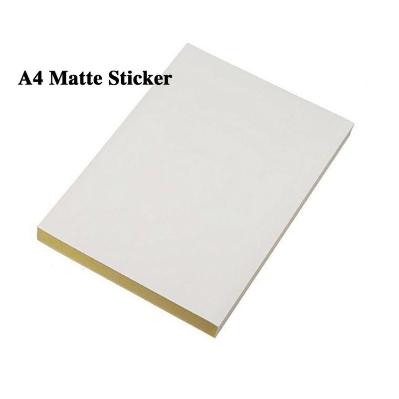 A4 Label Sticker Paper Matte (10pc/Sheet) | Shopee Singapore