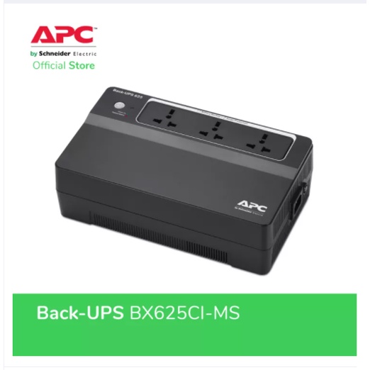 APC Back-UPS 625VA (325W), Input 230V / Output 230V UPS, BX625CI-MS ...