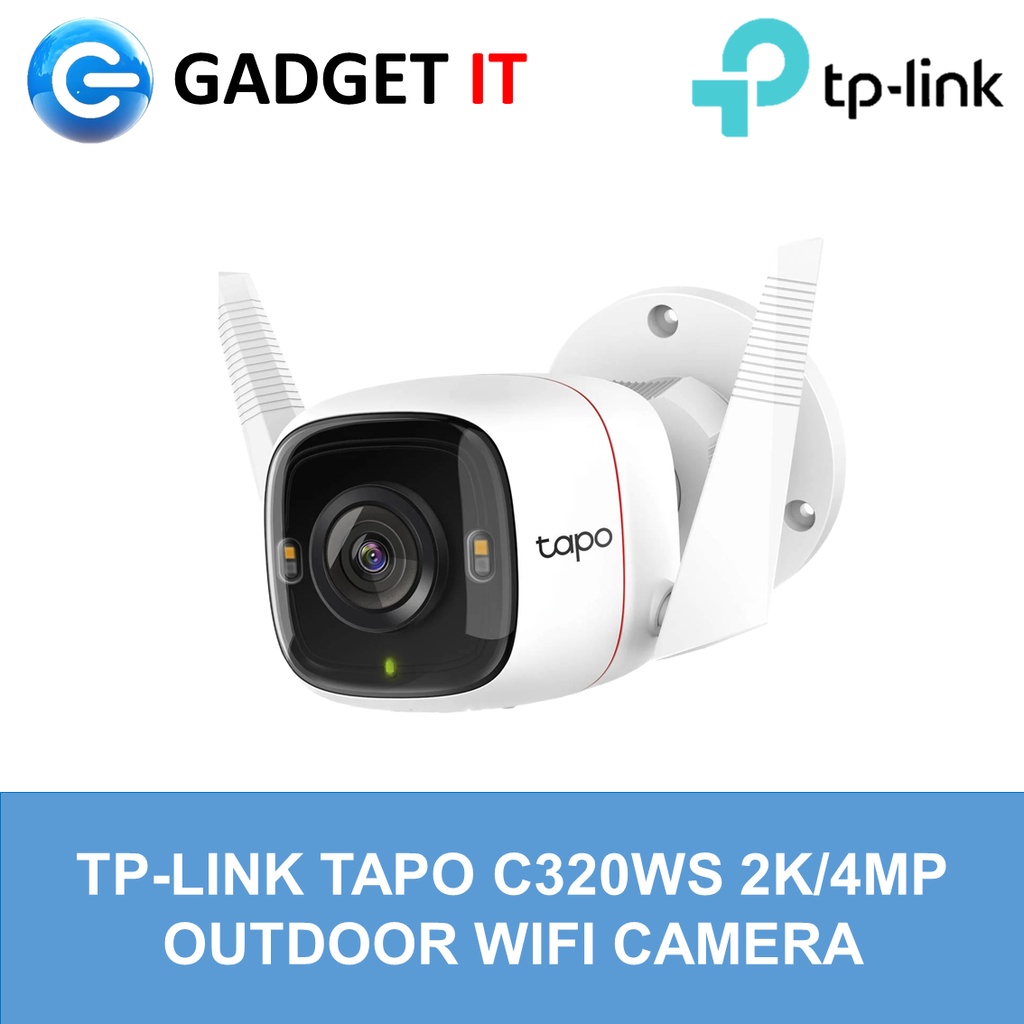 TP-Link Tapo C320WS | 2K/4MP Full Color Night Vision Outdoor IP66 ...