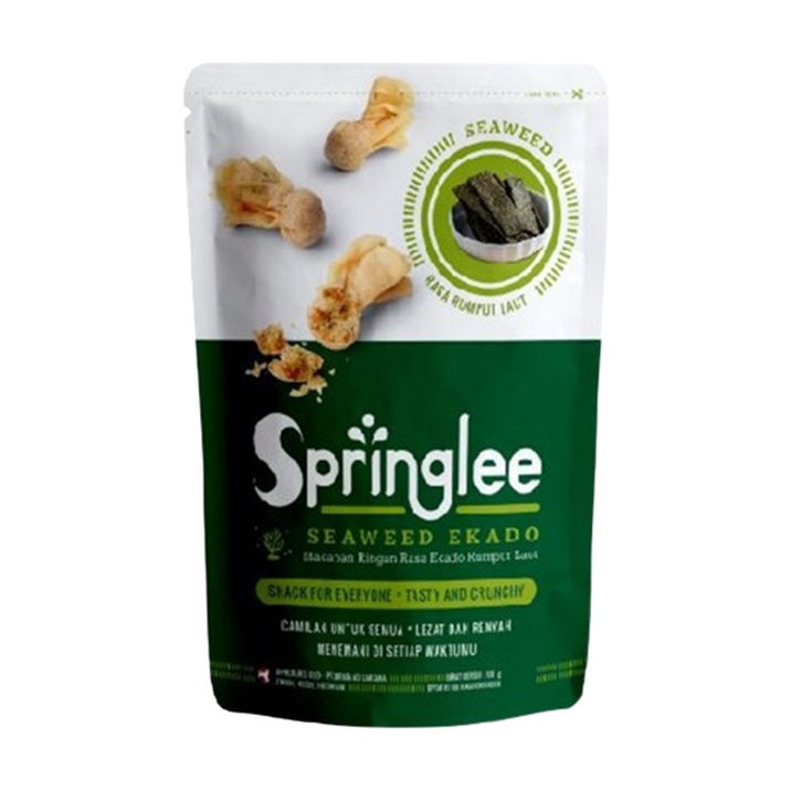 Springlee Snack Seaweed Ekado 100gr | Shopee Singapore
