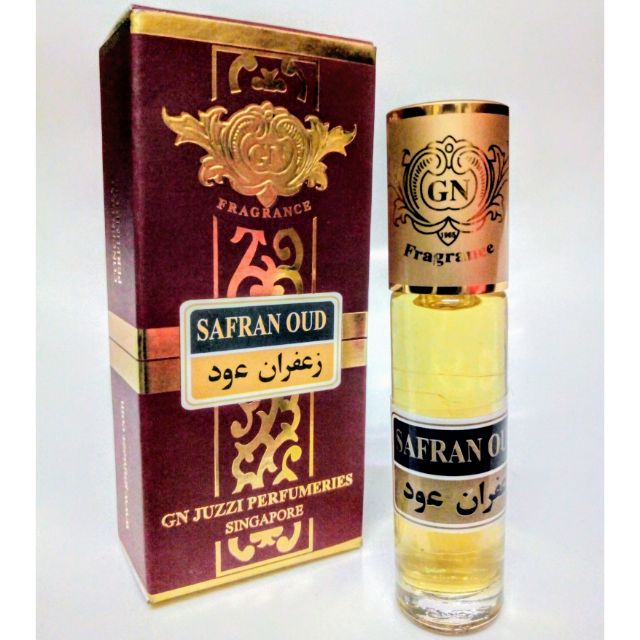 8ml Oud Saffron GN Juzzi Perfumeries Arabian Oudh Attar Makkah Habib ...