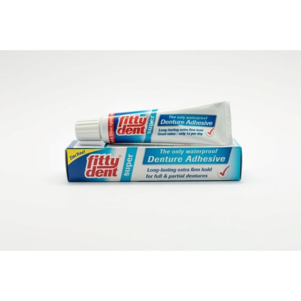 Fittydent Denture Adhesive Cream 40g | Shopee Singapore