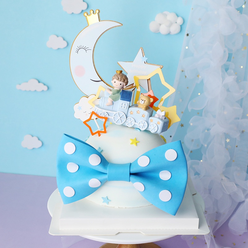 Little train prince cake decoration decoration little train princess ...